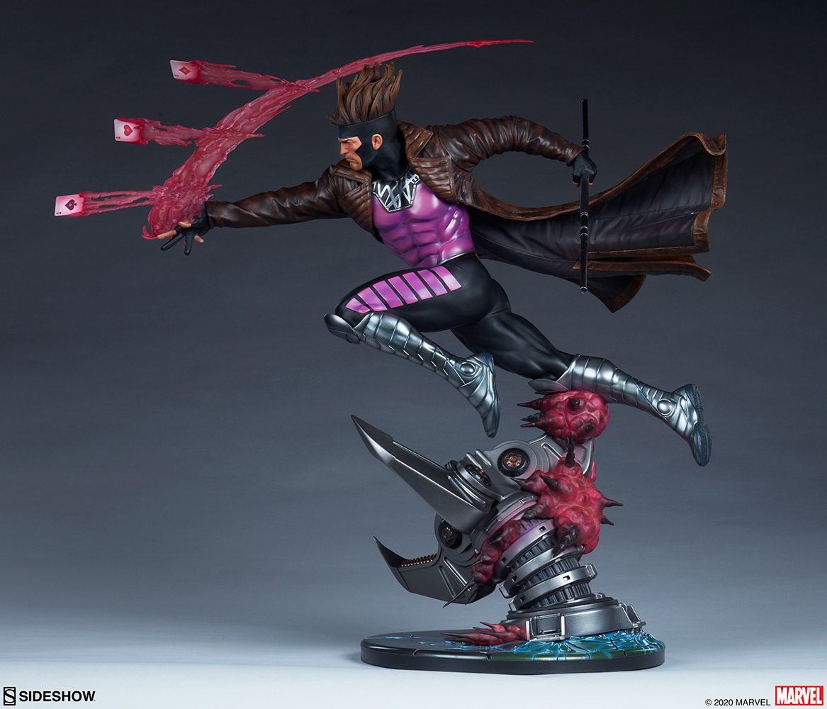 Marvel Gambit Maquette by Sideshow Collectibles | Sideshow Collectibles