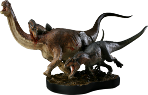 Dinosauria Allosaurus VS Camarasaurus Polystone Diorama by Sideshow ...