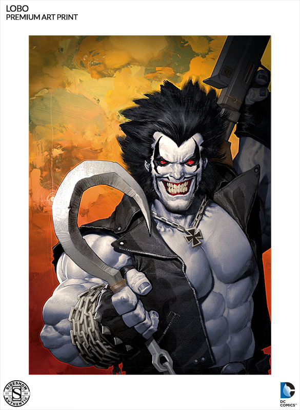 DC Comics Lobo Premium Art Print by Sideshow Collectibles |#N# Sideshow ...