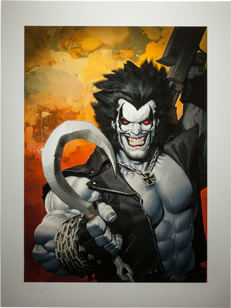 DC Comics Lobo Premium Art Print by Sideshow Collectibles | Sideshow ...