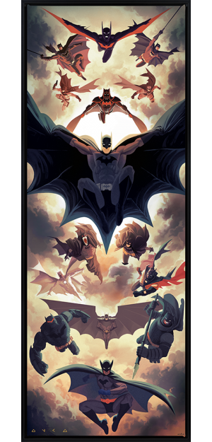 The DC Comics Batman Legacy Fine Art Print by Kris Anka | Sideshow ...