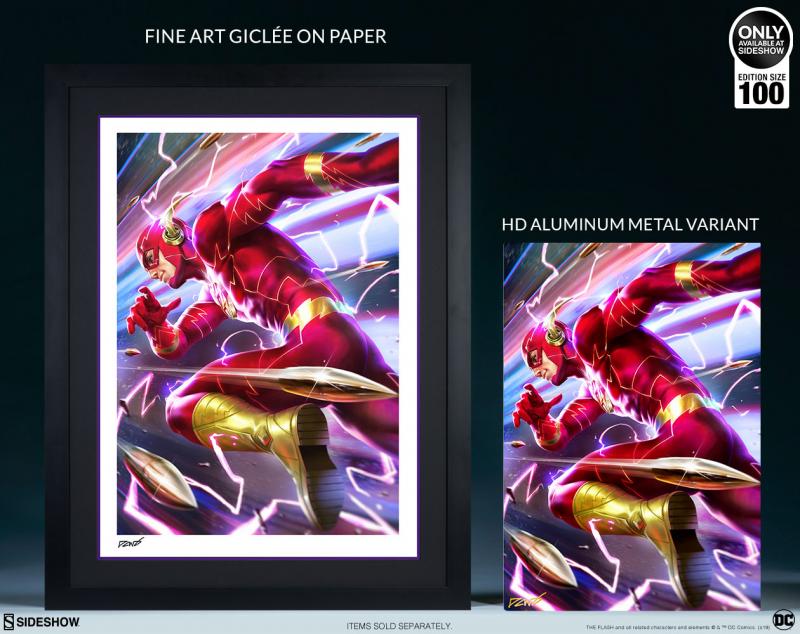 The Flash Fine Art Print by Derrick Chew | Sideshow Collectibles