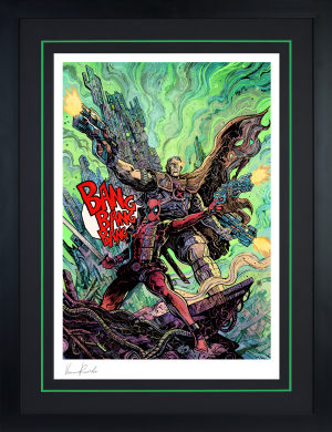 Deadpool & Cable Fine Art Print by Sideshow | Sideshow Collectibles