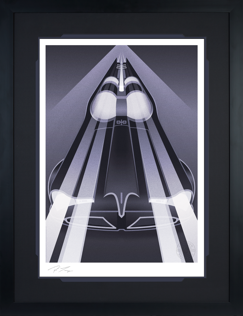 Batmobile Art Print Set by Fabled Creative | Sideshow Fine Art Prints