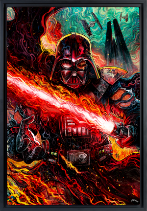 Darth Vader™: Dark Lord's Fury Fine Art Print by Vincenzo Riccardi ...