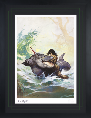 Monster Out of Time Fine Art Print by Frank Frazetta | Sideshow ...