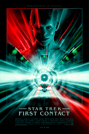 Star Trek: First Contact Foil Variant Art Print by Vice Press ...
