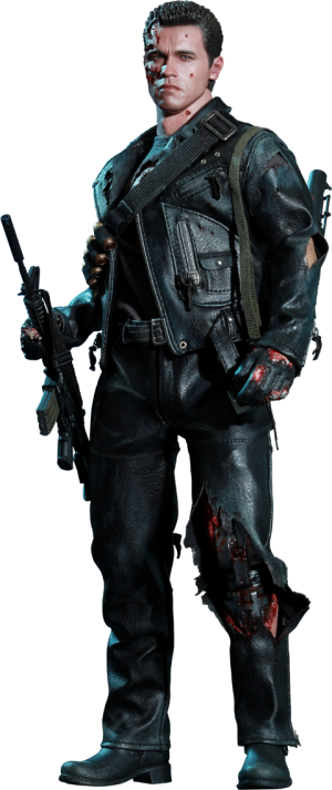 Terminator T-800 (Battle Damaged) Sixth Scale Figure by Hot | Sideshow ...