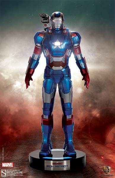 Marvel Iron Patriot Life-Size Figure by Beast Kingdom | Sideshow ...