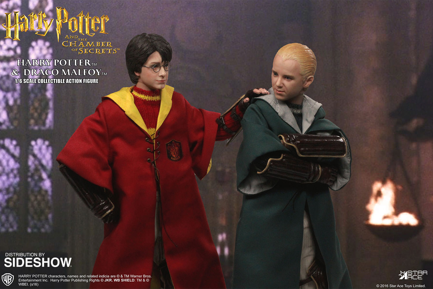 Harry Potter Harry Potter and Draco Malfoy Quidditch Version | Sideshow ...
