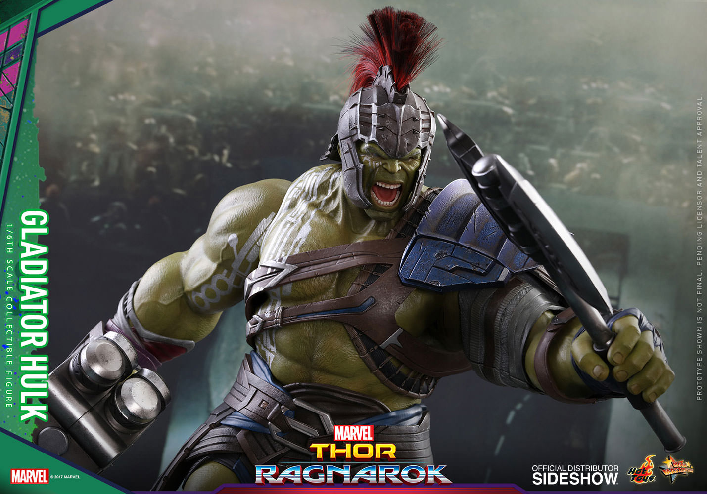 Marvel Gladiator Hulk Sixth Scale Figure by Hot Toys | Sideshow ...