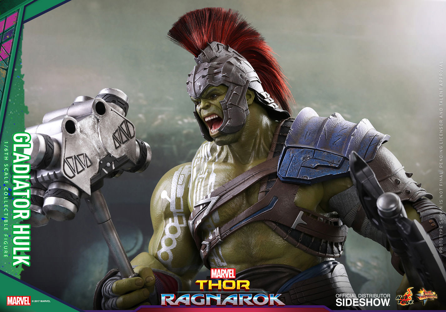 Marvel Gladiator Hulk Sixth Scale Figure by Hot Toys | Sideshow ...