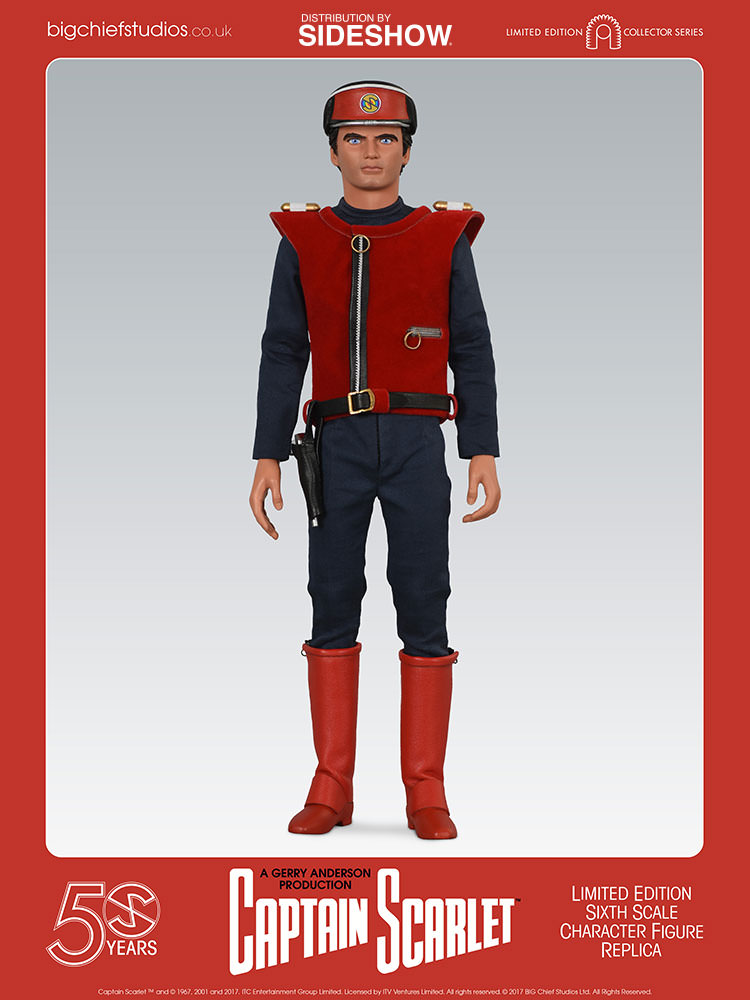 Captain Scarlet and the Mysterons Captain Scarlet Sixth Scal | Sideshow ...