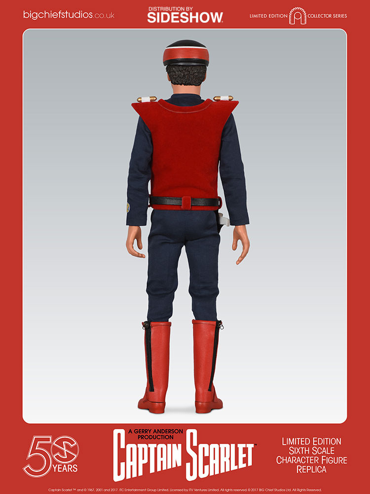 Captain Scarlet and the Mysterons Captain Scarlet Sixth Scal | Sideshow ...