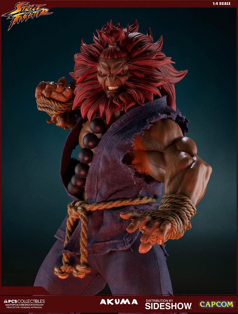 Street Fighter Akuma Statue by Pop Culture Shock | Sideshow Collectibles