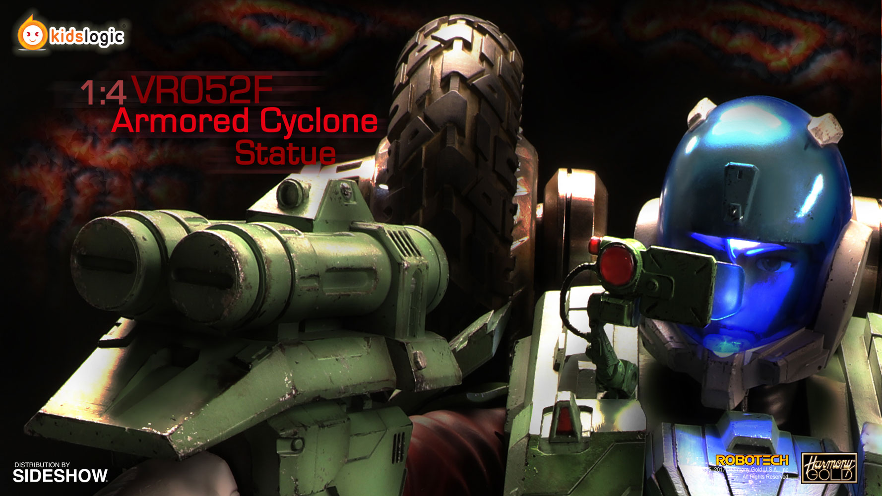 Robotech Saga Armor Cyclone VR052F Scott Bernard Statue by K | Sideshow ...