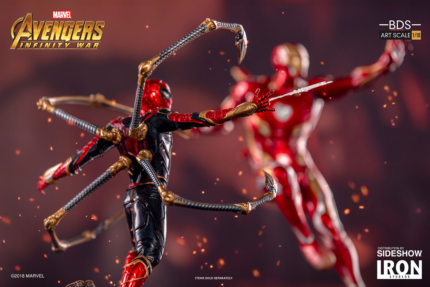 Marvel Iron Spider-Man Statue by Iron Studios | Sideshow Collectibles