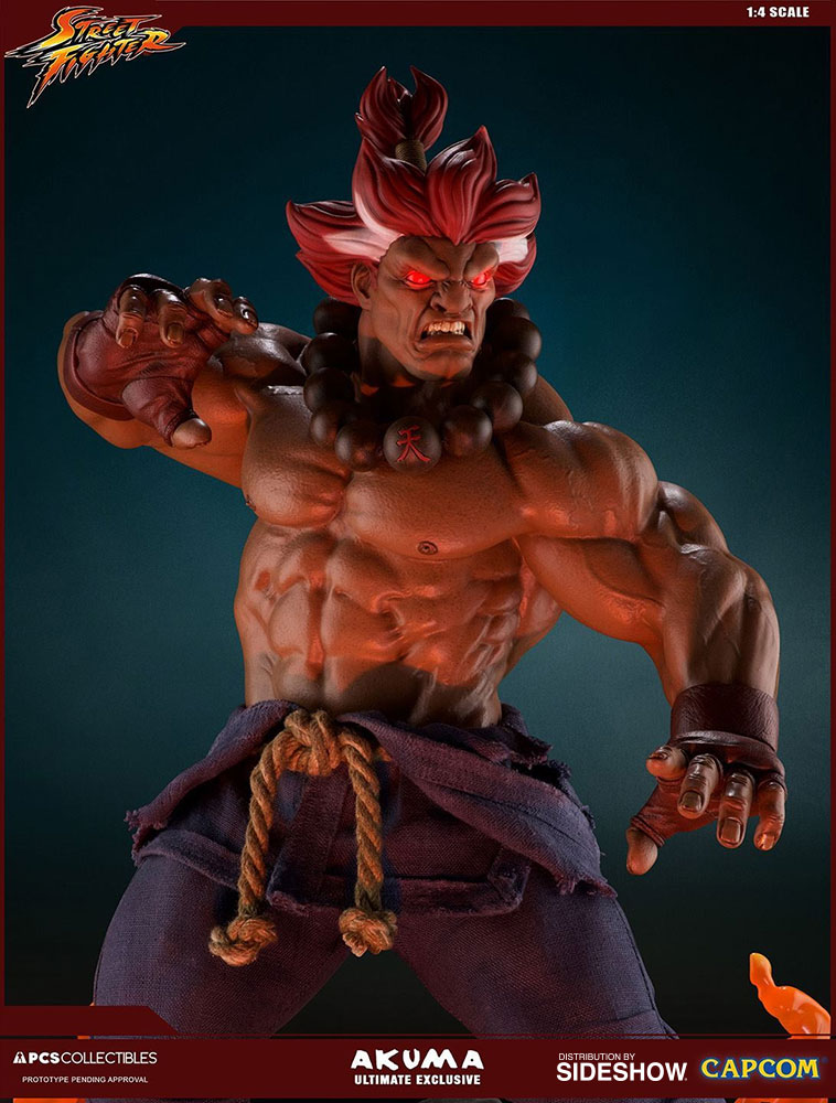 Street Fighter Akuma 10 Year Deluxe Statue by Pop Culture Sh | Sideshow ...