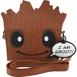 Marvel Groot Die Cut Crossbody Bag Apparel by Loungefly | Sideshow ...