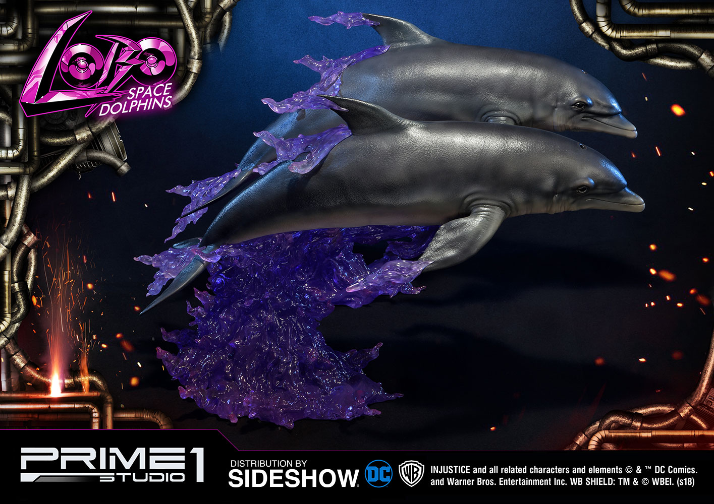 DC Comics Space Dolphins Statue by Prime 1 Studio | Sideshow Collectibles