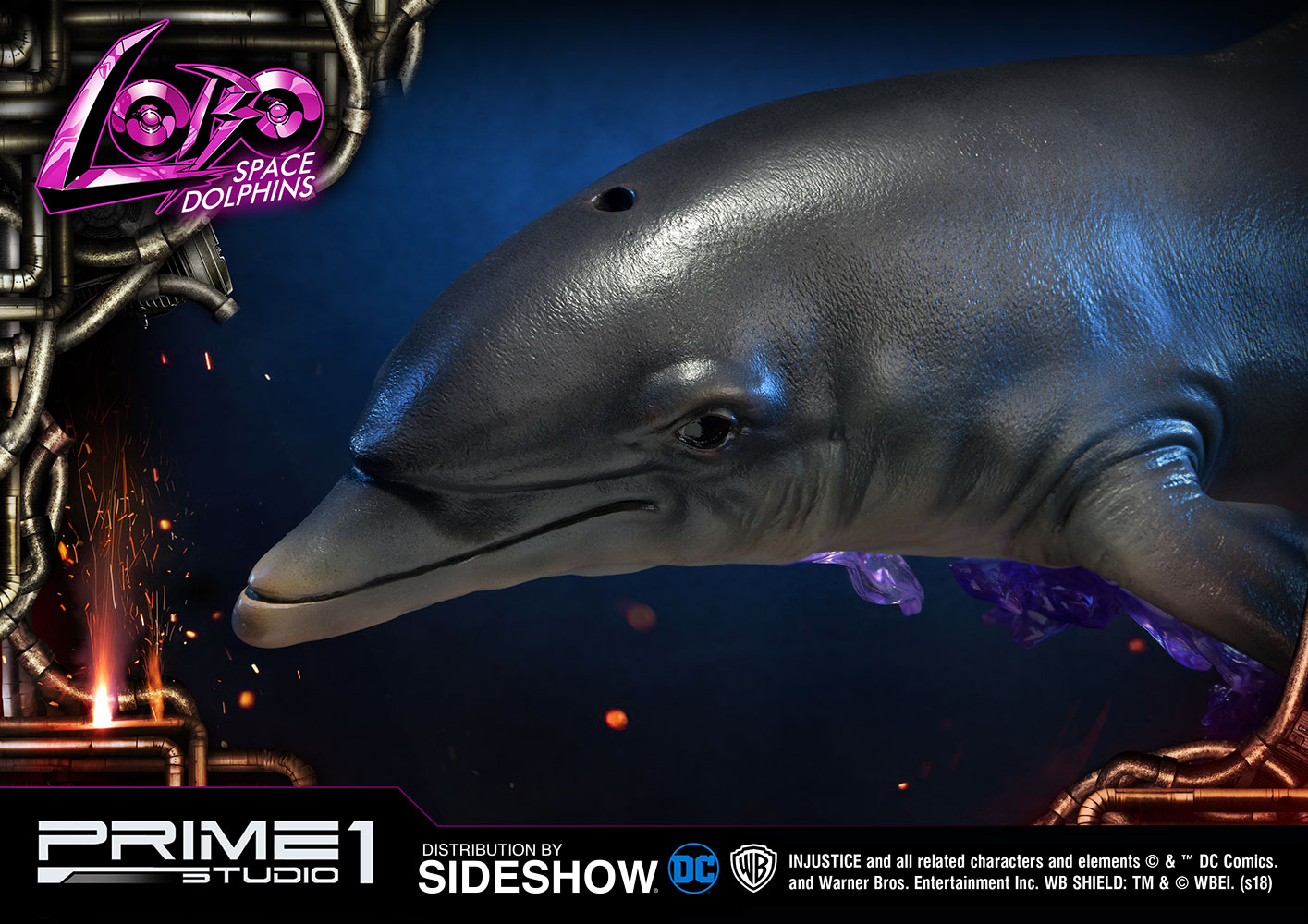 DC Comics Space Dolphins Statue by Prime 1 Studio | Sideshow Collectibles