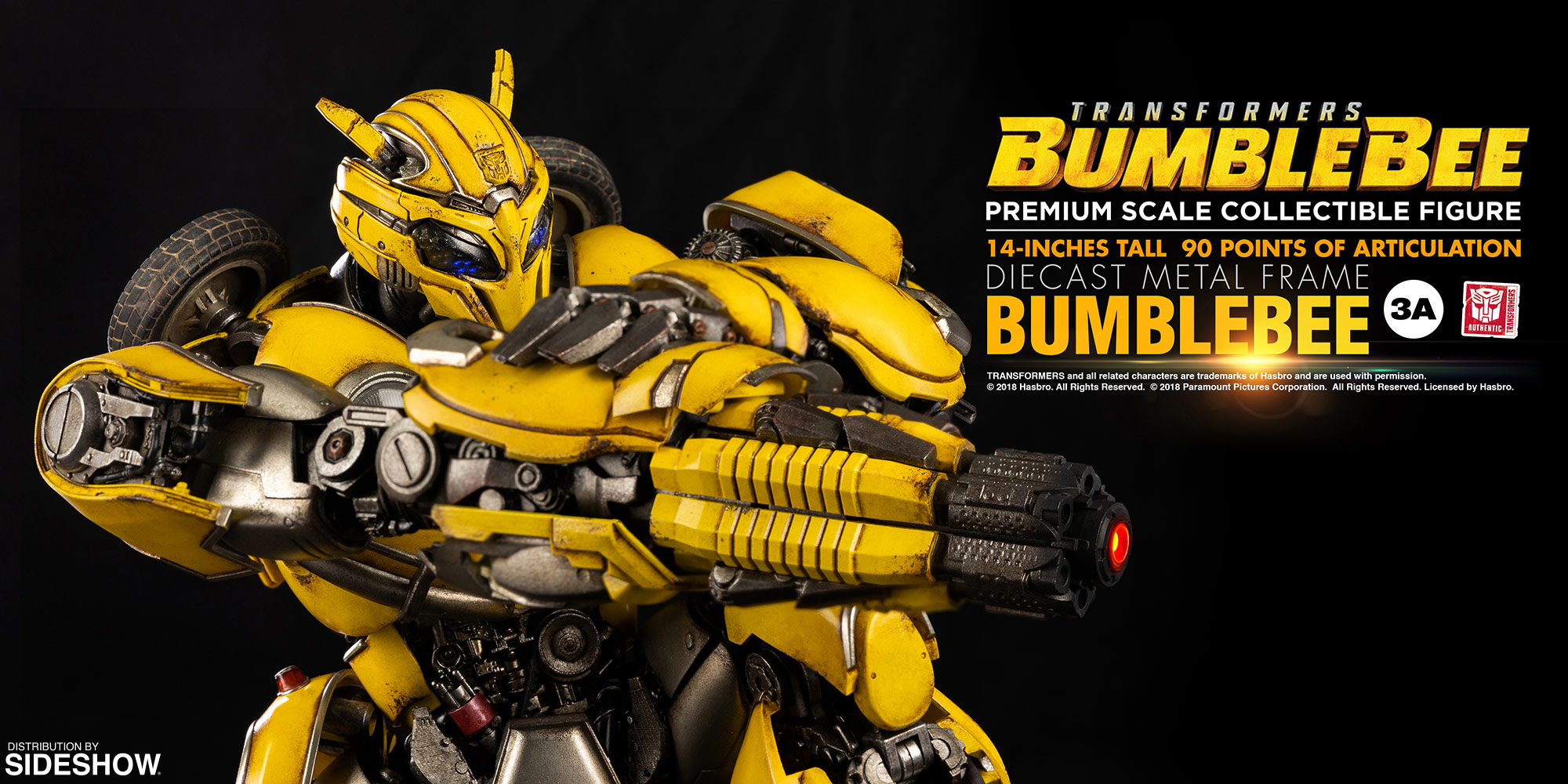 Transformers Bumblebee Premium Scale Collectible Figure | Sideshow ...