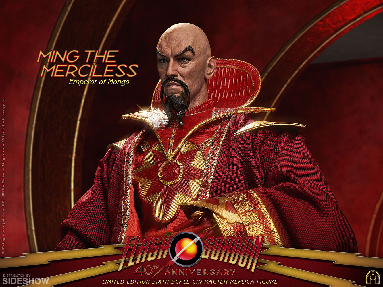Ming the Merciless Emperor of Mongo Character Replica Figure | Sideshow ...