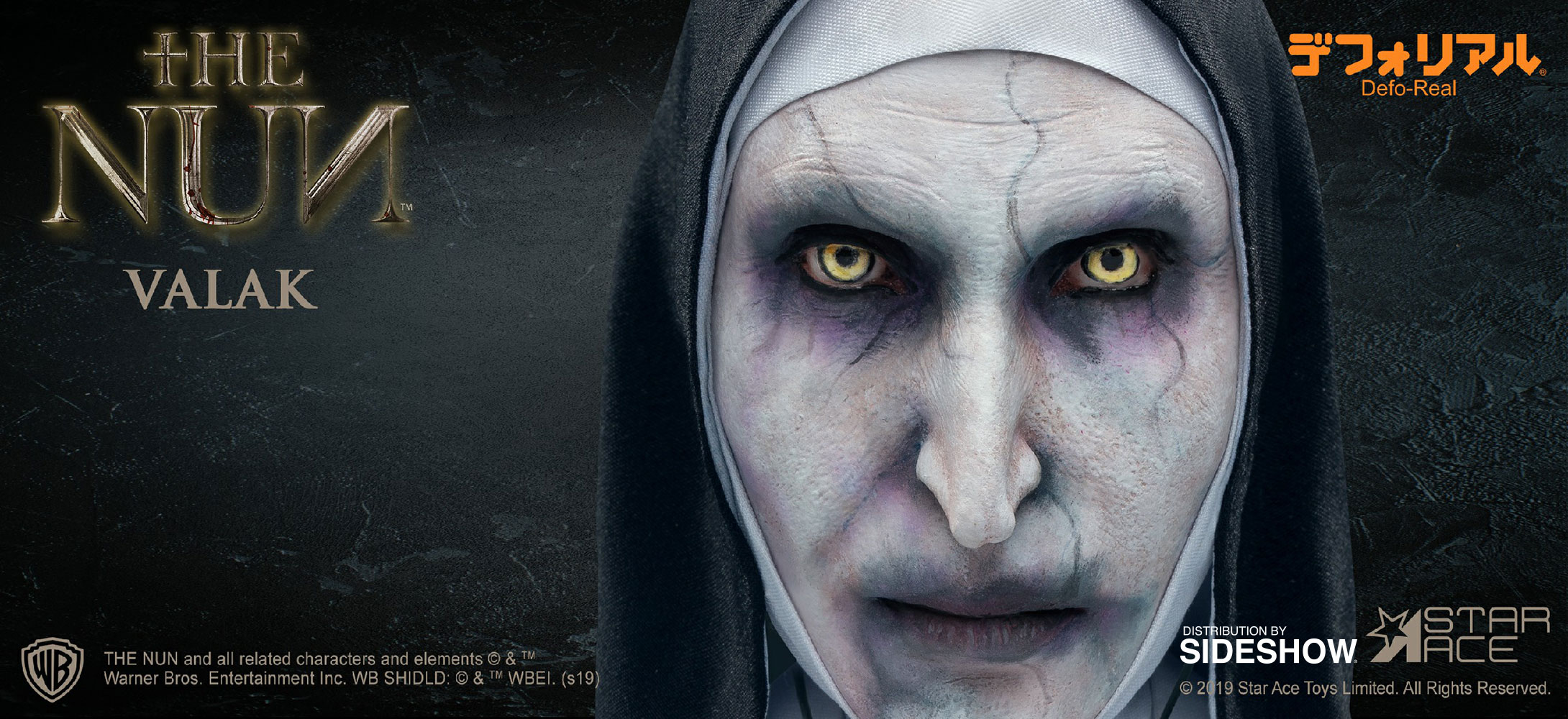 The Nun Valak Closed Mouth Deluxe Soft Vinyl Statue by Star Ace Toys ...