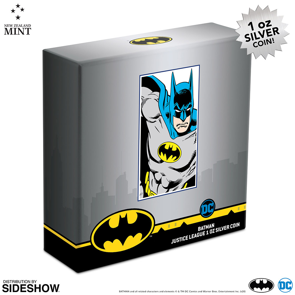 DC Comics 2020 JLA Batman 1oz Silver Coin by New Zealand Mint ...