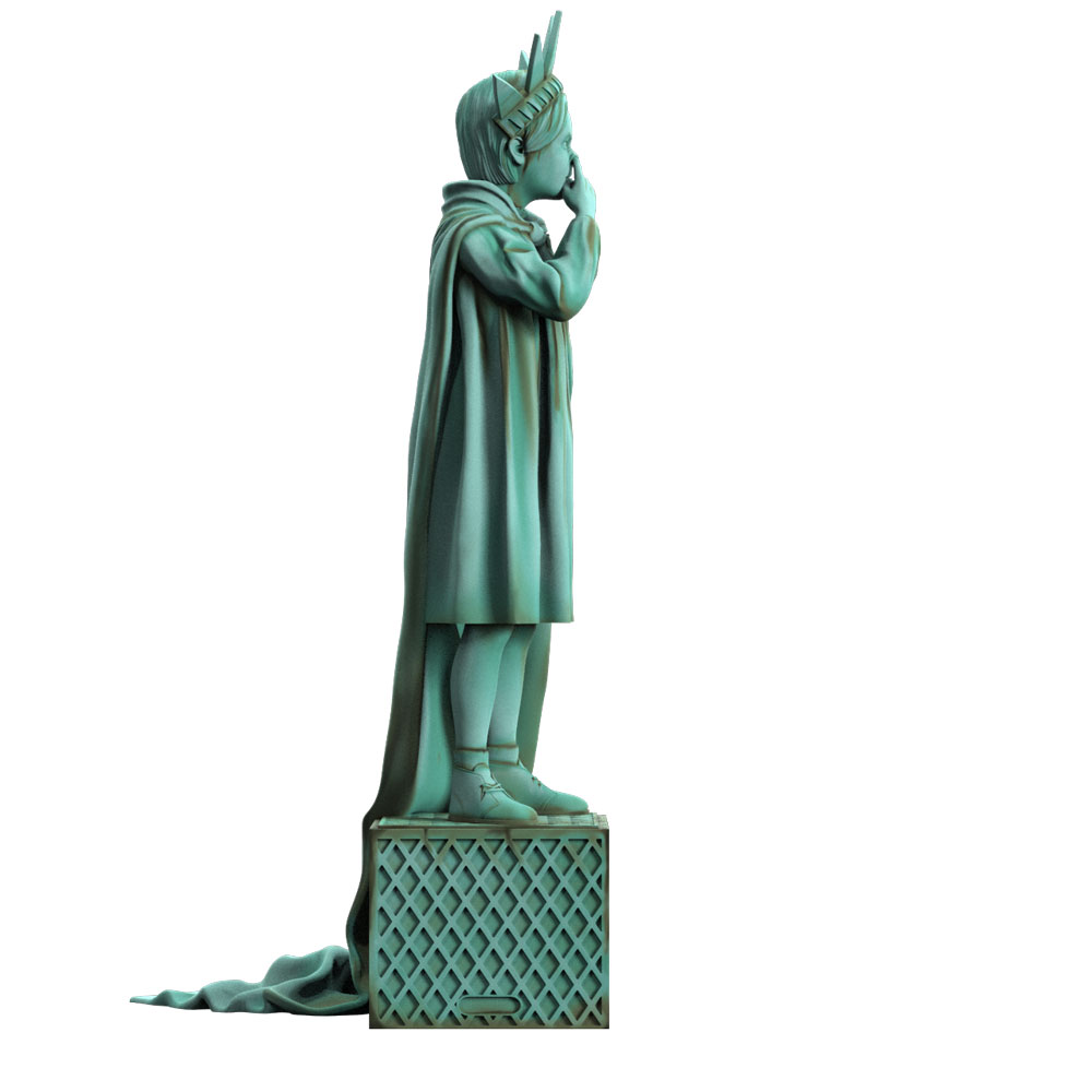 Liberty Girl Freedom Edition Polystone Statue by Brandalised | Sideshow ...