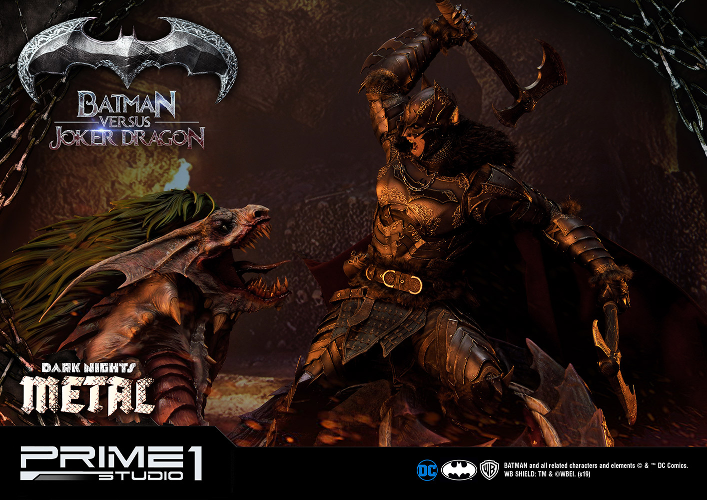 Batman VS Joker Dragon (Deluxe Version) Statue by Prime 1 Studio ...