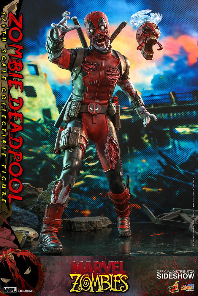 Zombie Deadpool Sixth Scale Collectible Figure by Hot Toys | Sideshow ...