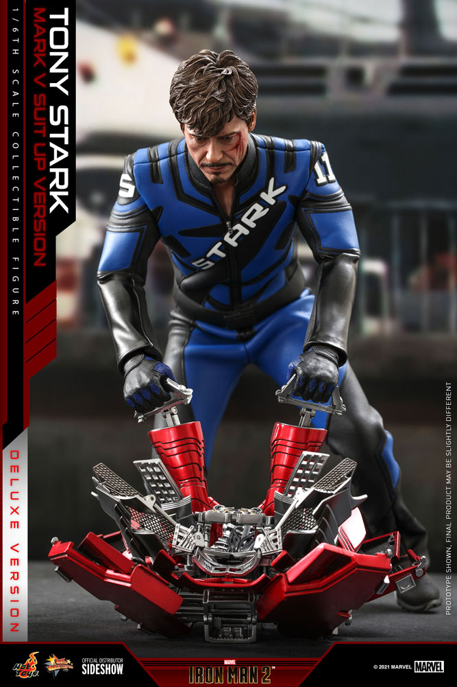 Hot Toys - Tony Stark (Mark V Suit Up Version) - Statue Forum