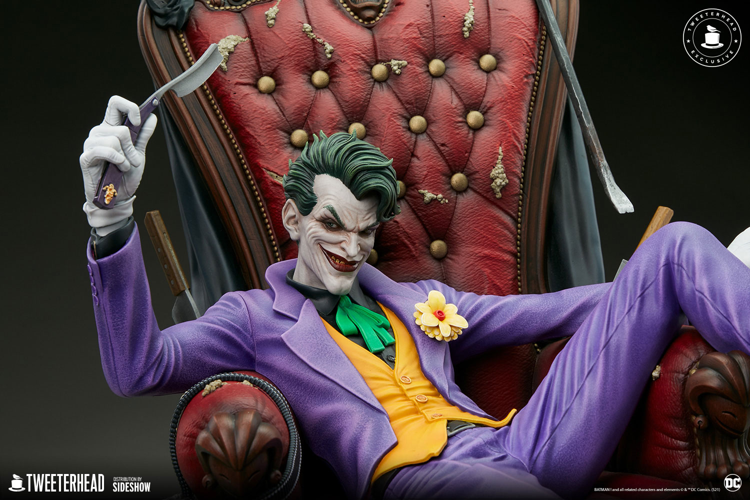 DC Comics The Joker (Deluxe) Maquette by Tweeterhead | Sideshow ...