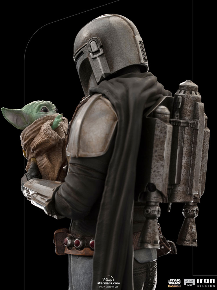 Star Wars The Mandalorian and Grogu 1:10 Scale Statue by Iron Studios ...