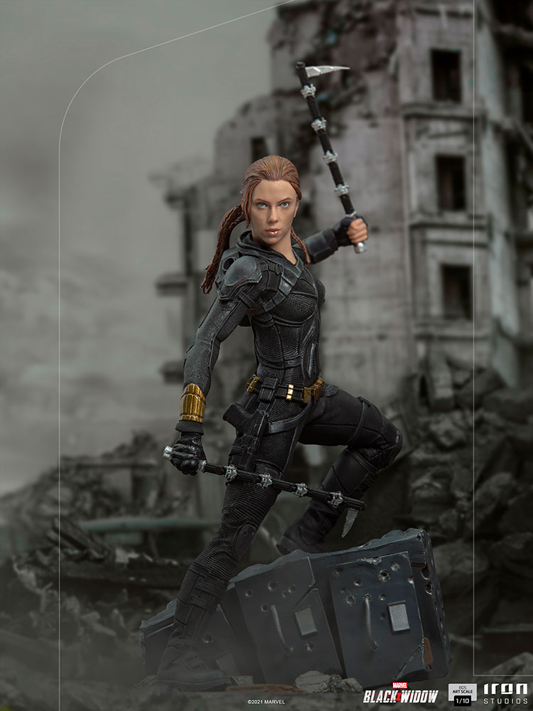 Marvel : Black Widow: Natasha Romanoff Art Scale 1:10 Battle Diorama ...