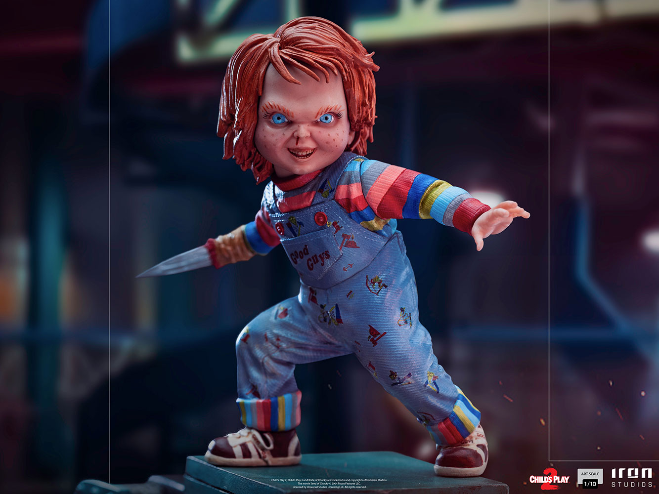 Child’s Play II Chucky 1:10 Art Scale Statue by Iron Studios | Sideshow ...