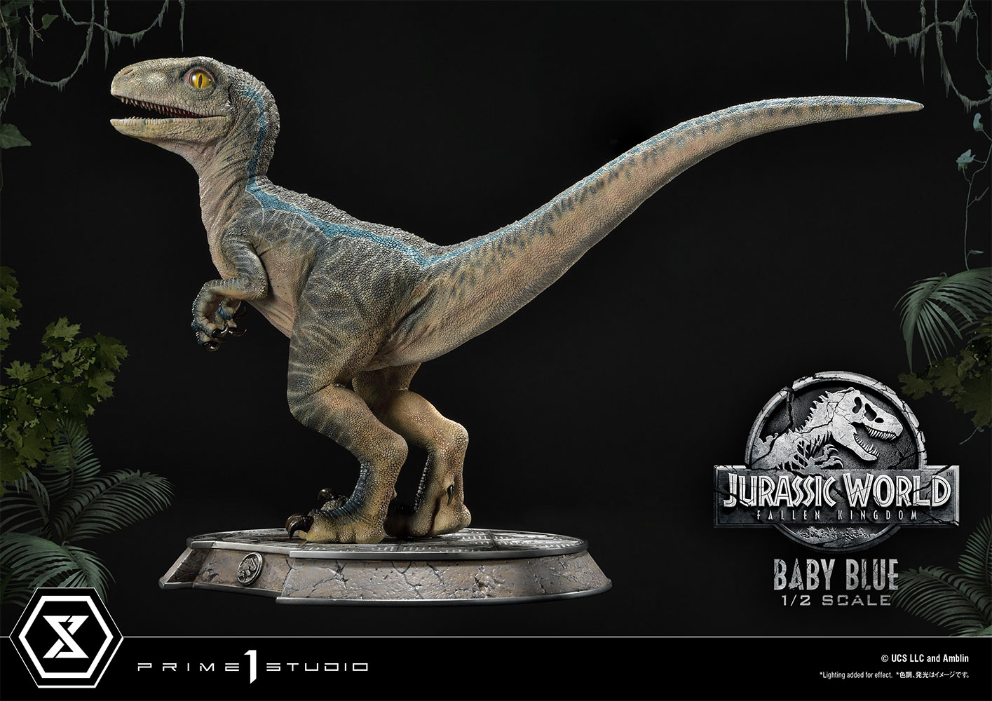 Toys & Hobbies Blue Velociraptor Baby 1/1 Dinosaur Limited Figure ...