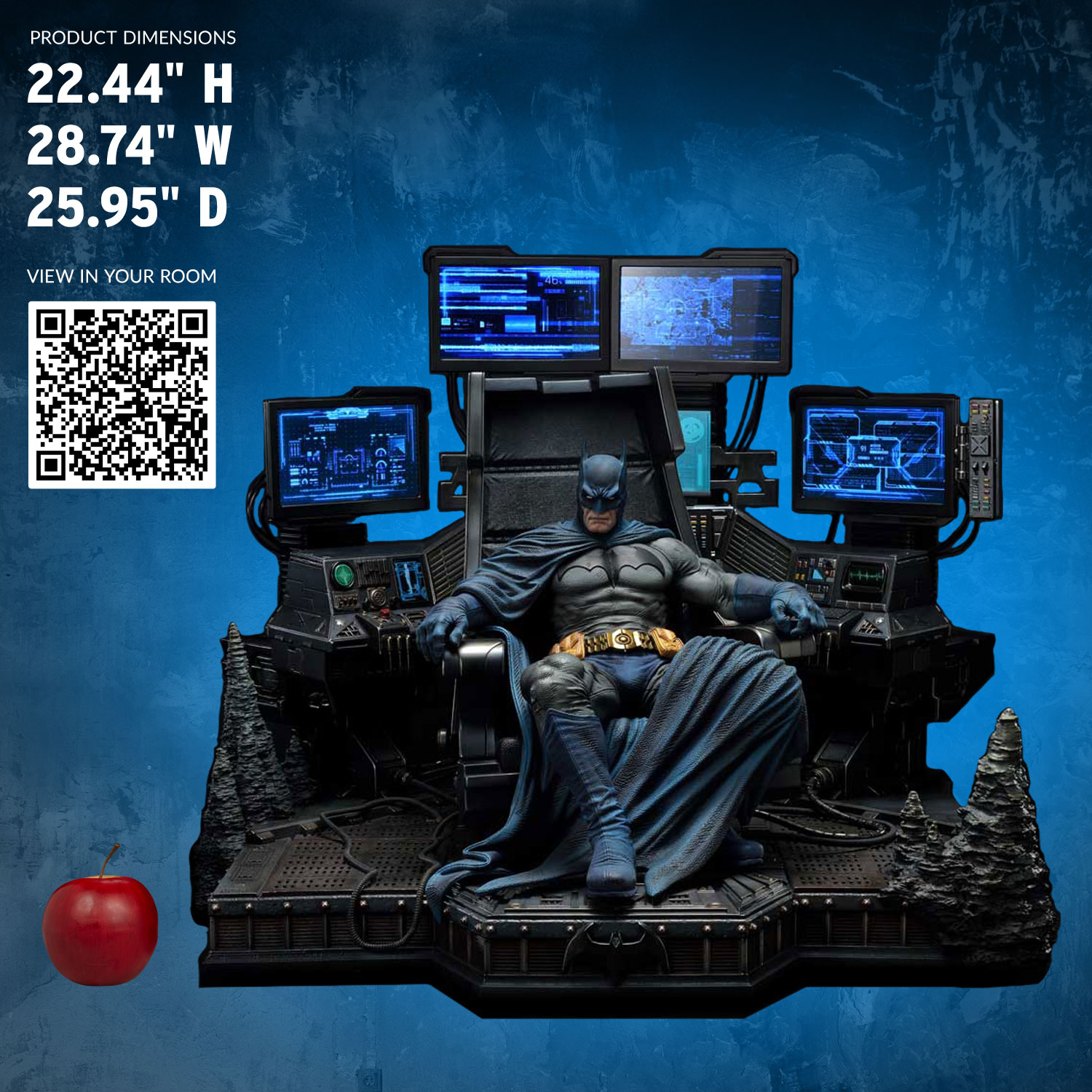 BATMAN TACTICAL TRHONE 1.4 scale statue