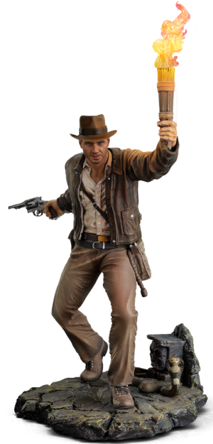 Indiana Jones Art Scale 1:10 Statue by Iron Studios | Sideshow Collectibles